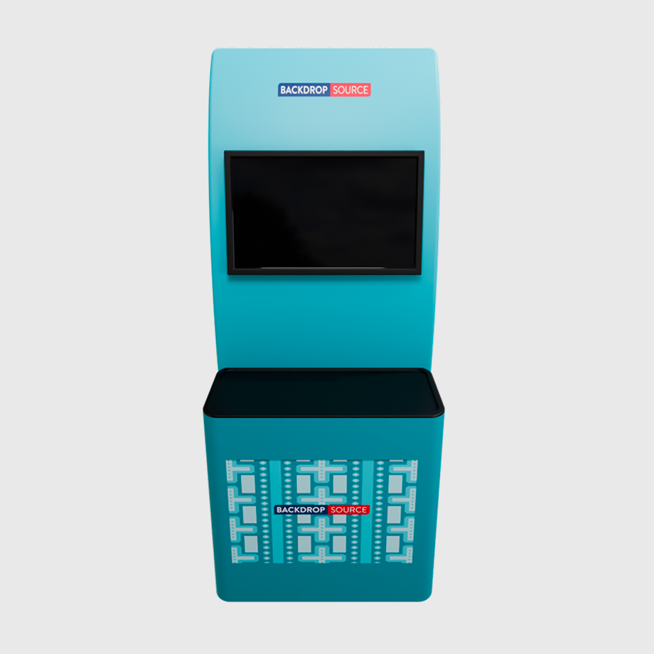 Integrated Monitor Table Display | Custom Event Display UK – Backdropsource UK