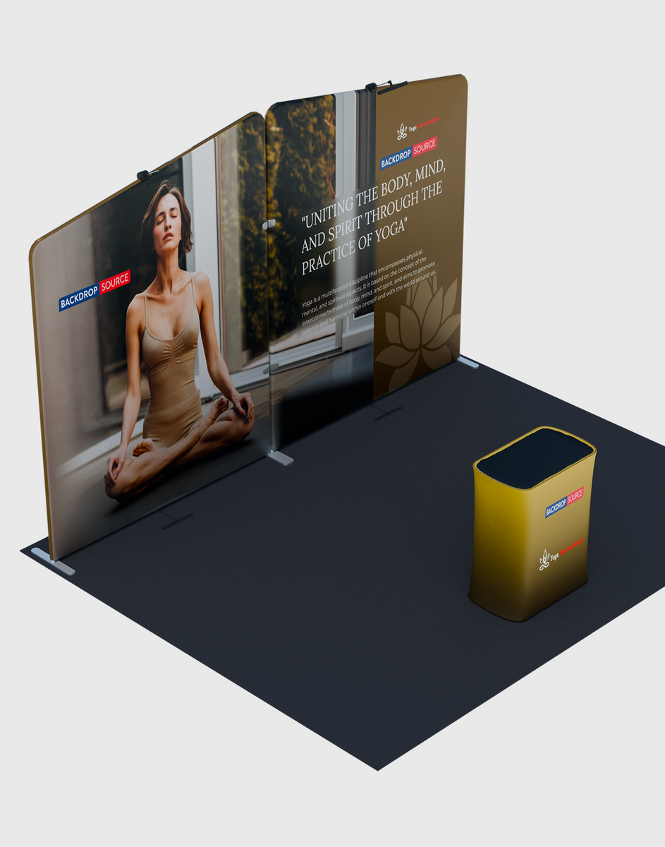 Portable Exhibit Display 3m x 3m - Model 39 – Backdropsource UK