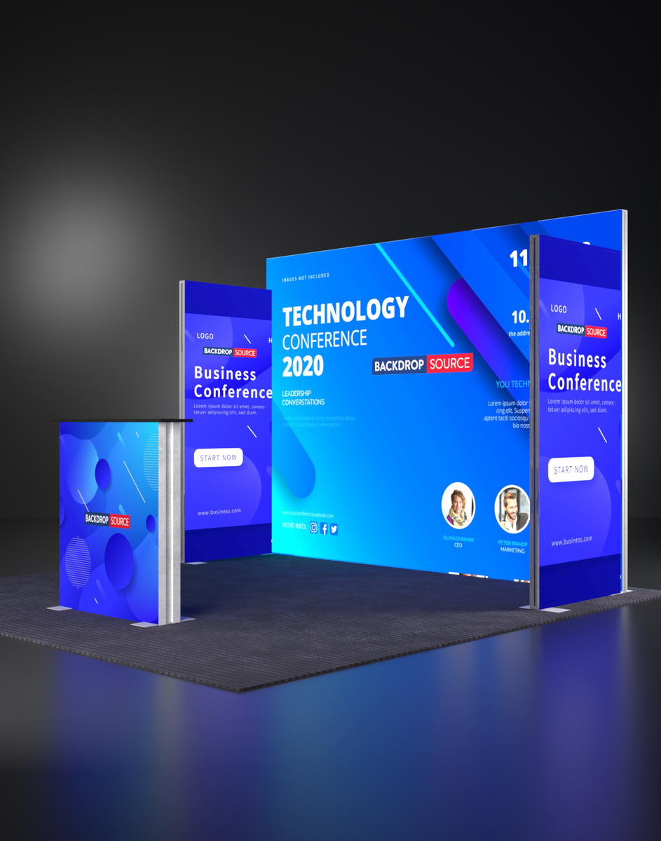 SEG Modular Lightbox Display Kit - Model 6 | Custom Event Display UK – Backdropsource UK