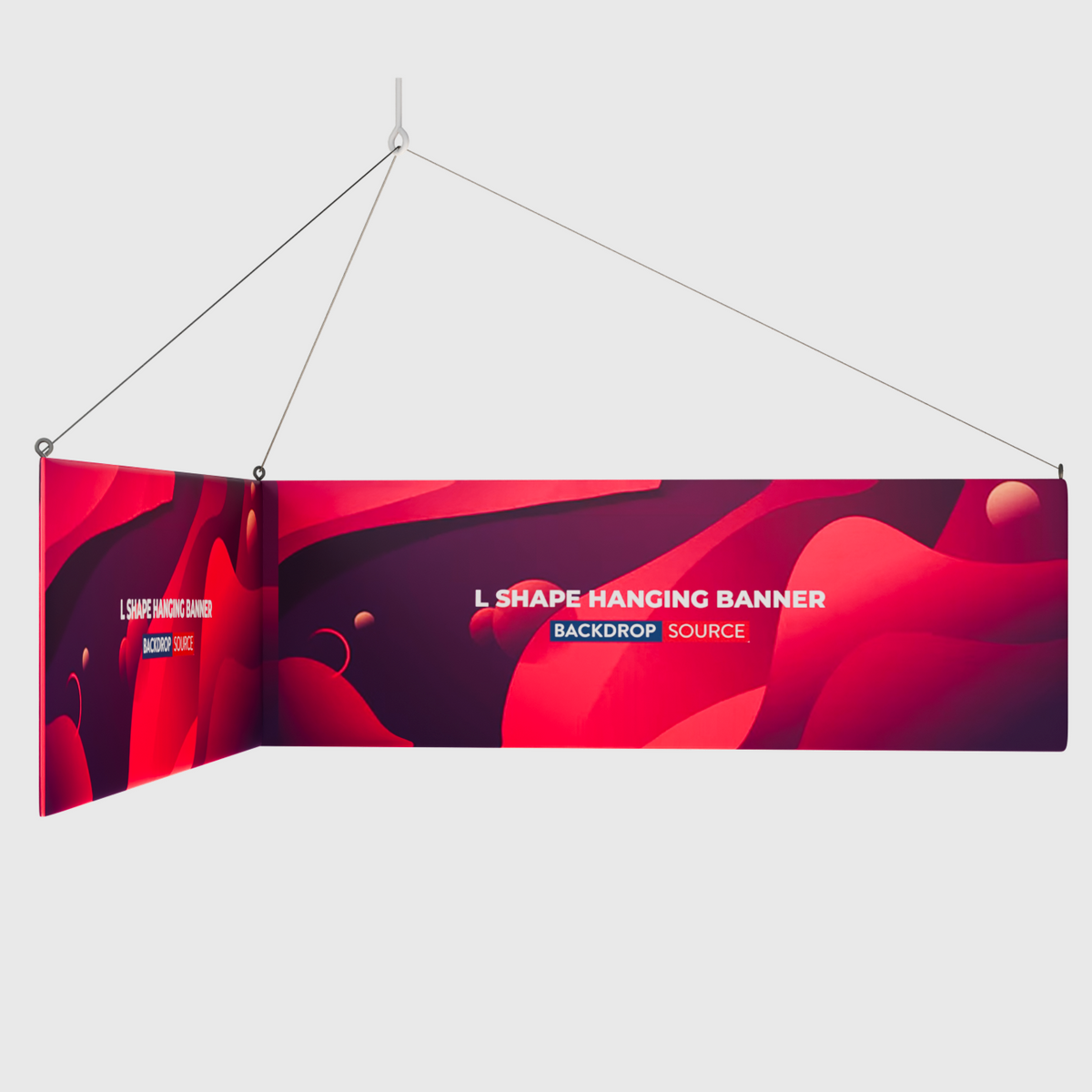 L Shape Hanging Banner – Backdropsource UK