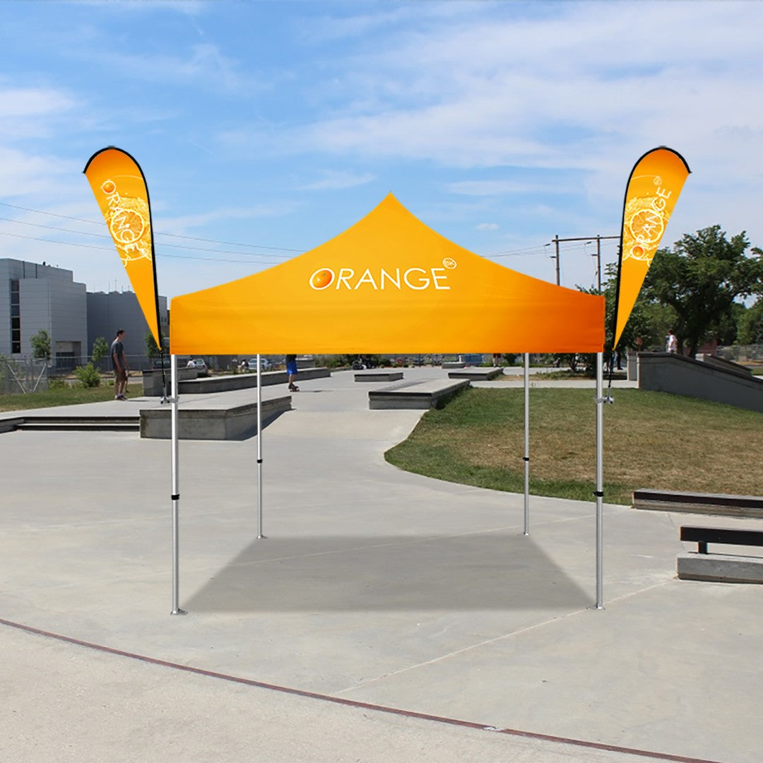 Canopy Tent - Flag Attachment | Custom Event Display UK – Backdropsource UK