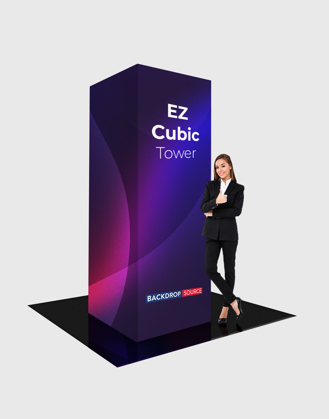 Modular EZ Cubic Fabric Tower Display UK | Trade Show Display ...
