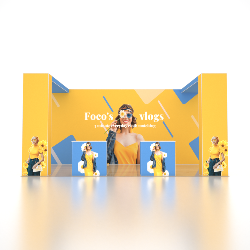 SEG Pro Popup Booth – Model 5 | Professional SEG Display Booth ...