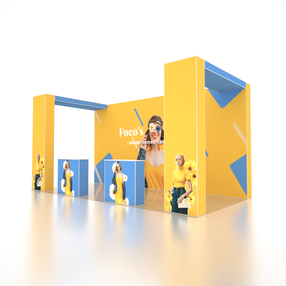 SEG Pro Popup Booth – Model 5 | Professional SEG Display Booth ...