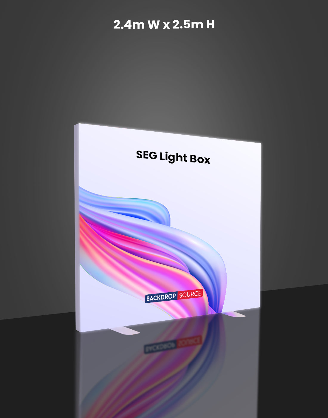 Frameless SEG Fabric LED Light Box | Backdropsource