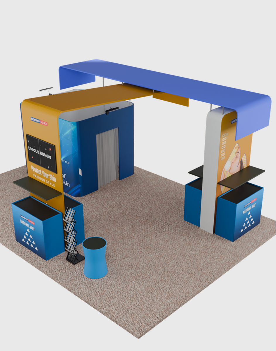 Modular Booth Kits 6m x 6m - Model 12 – Backdropsource UK