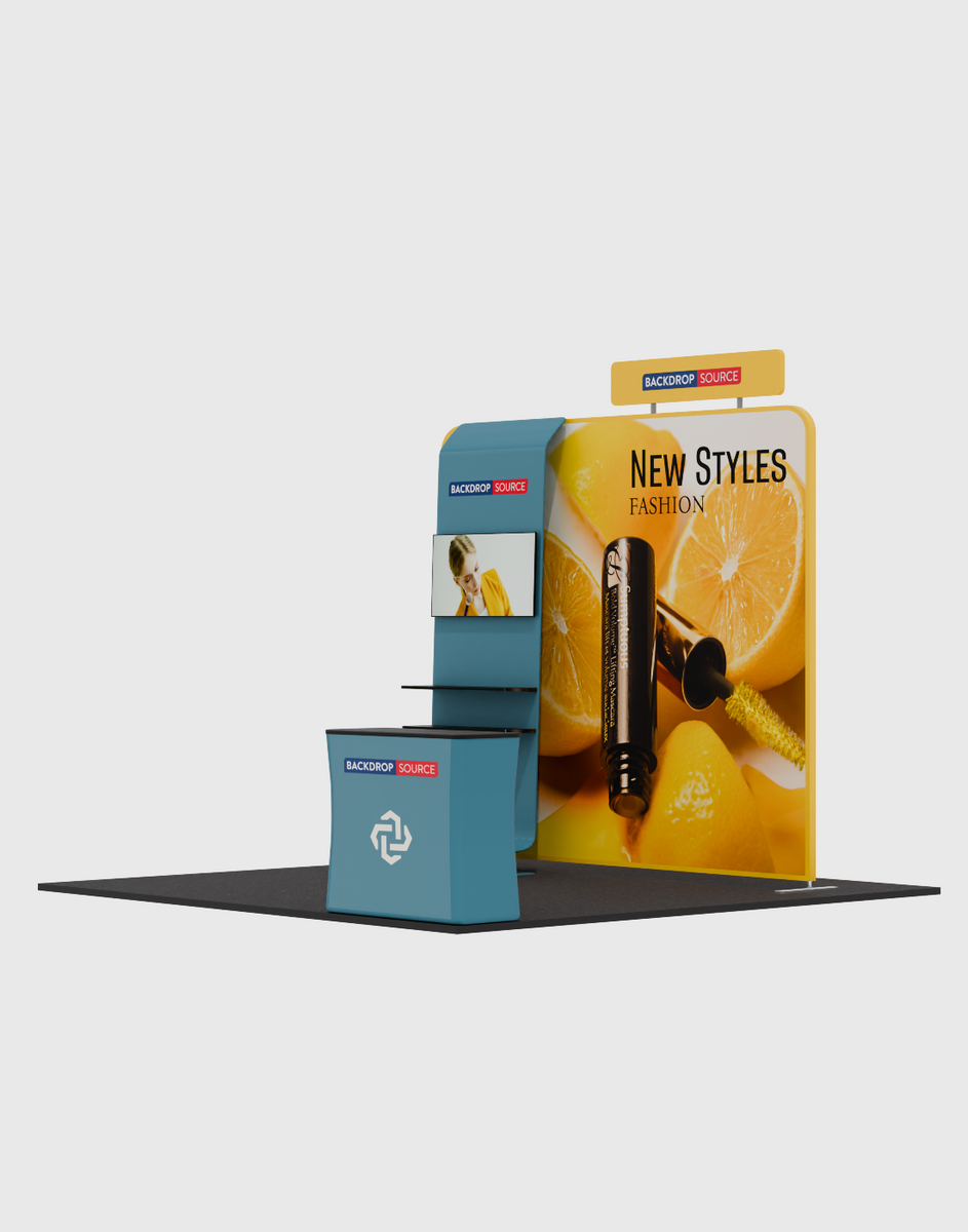 Portable Exhibit Display 3m x 3m - Model 16 – Backdropsource UK