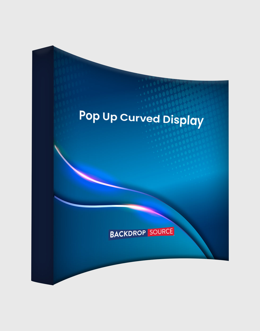 Fabric Pop Up Curved Display Wall | Exhibition Display UK ...