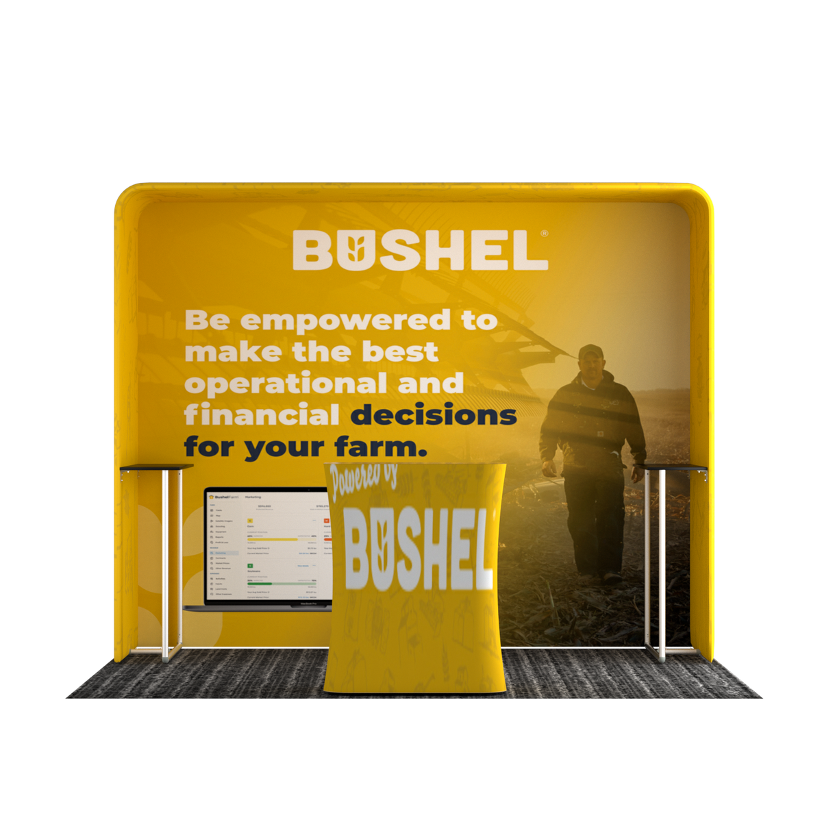 Portable Exhibit Display 3m x 3m - Model 26 – Backdropsource UK