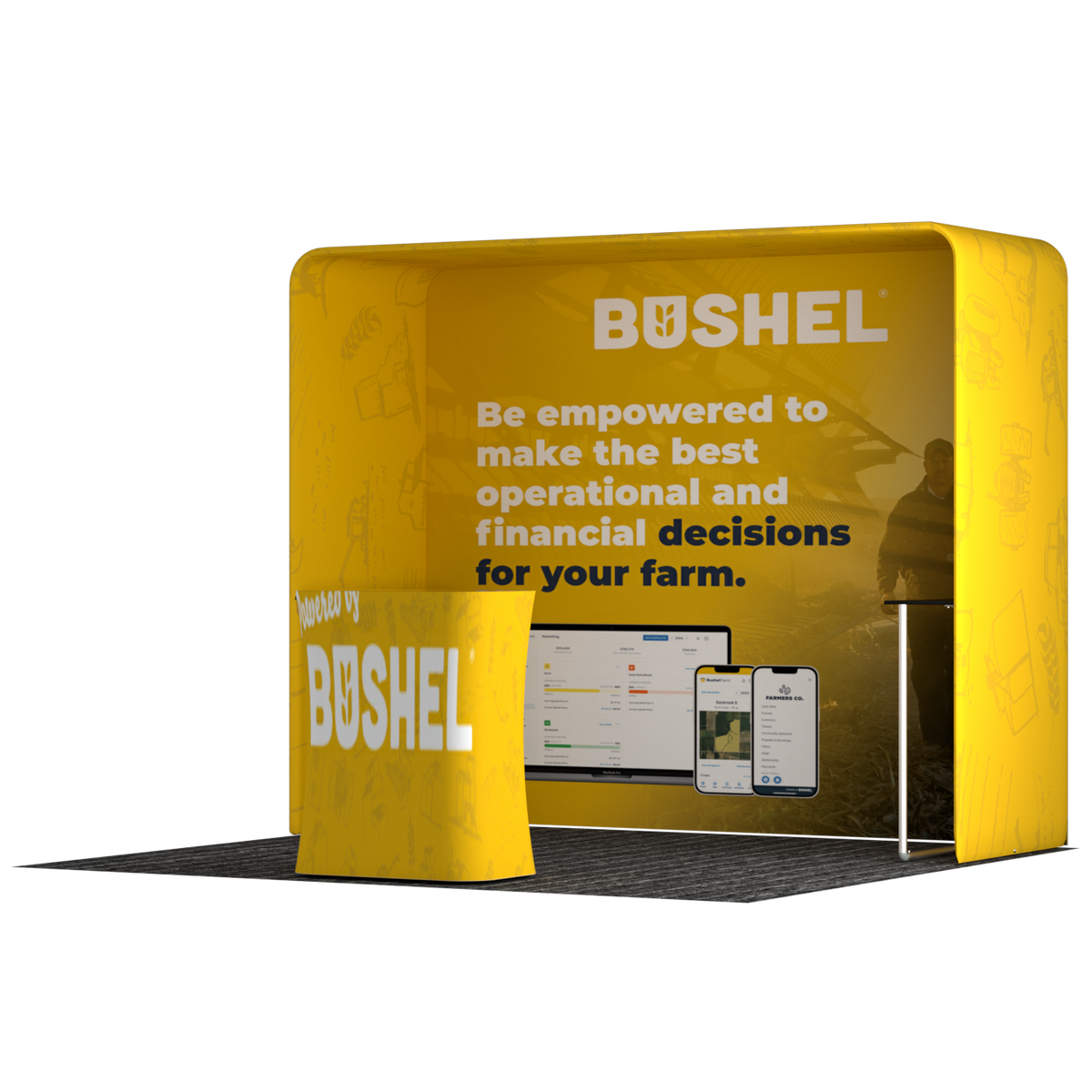 Portable Exhibit Display 3m x 3m - Model 26 – Backdropsource UK