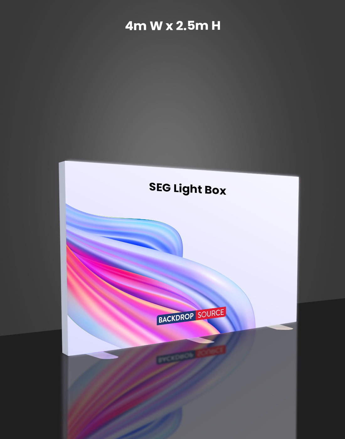 Frameless SEG Fabric LED Light Box | Backdropsource