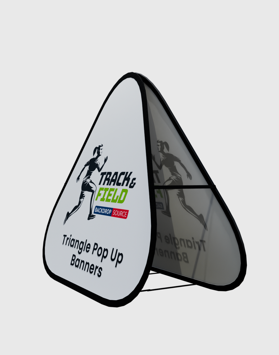 Triangle Pop Up Banners UK | Double Sided Portable Displays ...