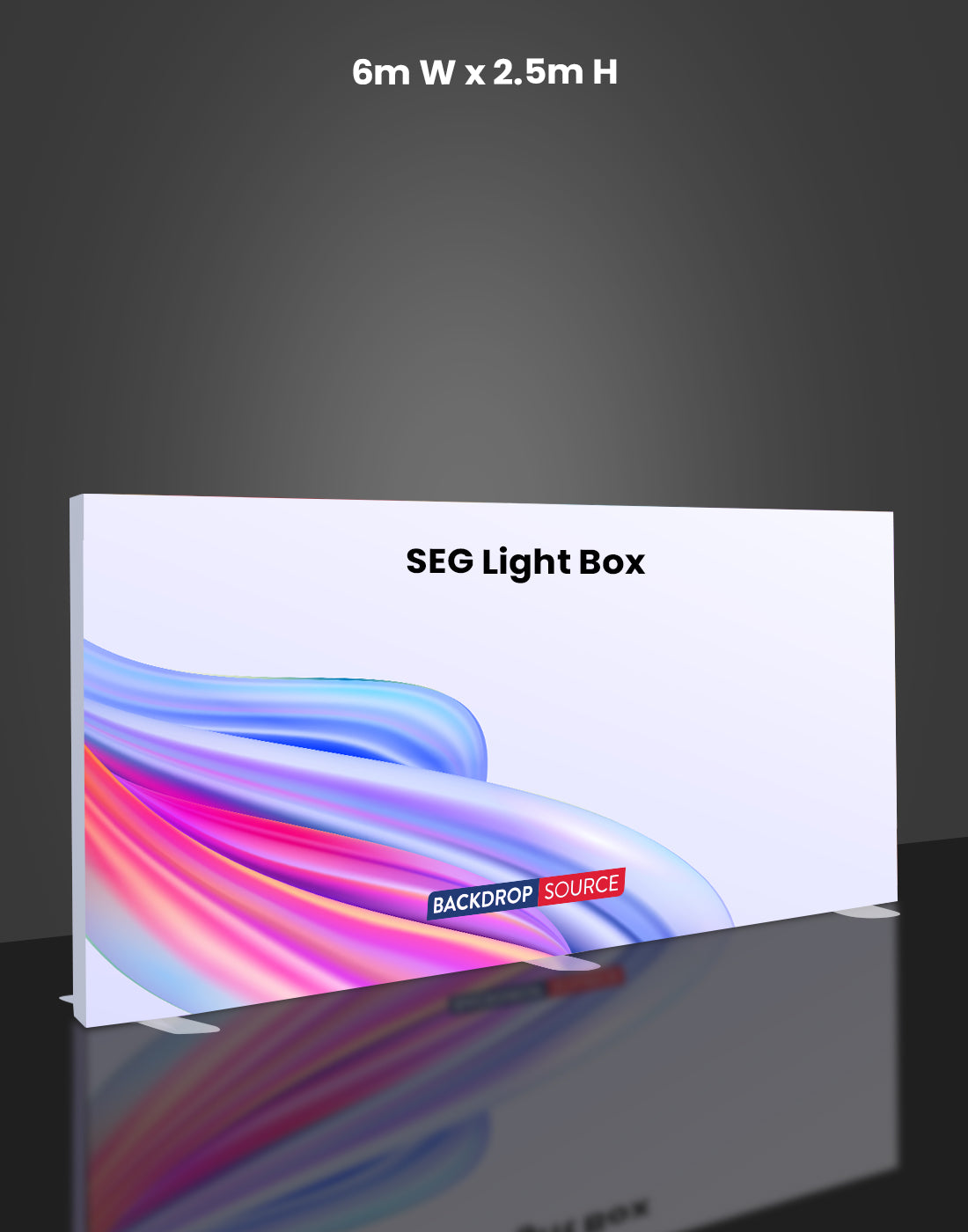 Frameless SEG Fabric LED Light Box | Backdropsource