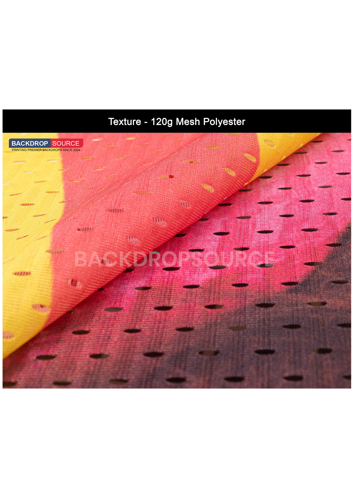 Airmesh Fabric Banner Printing | Backdropsource