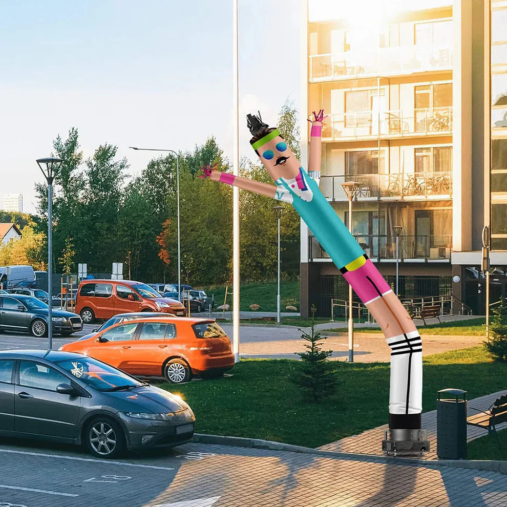 Inflatable Tube Man with Constant Air Supply – Eye-Catching Outdoor ...