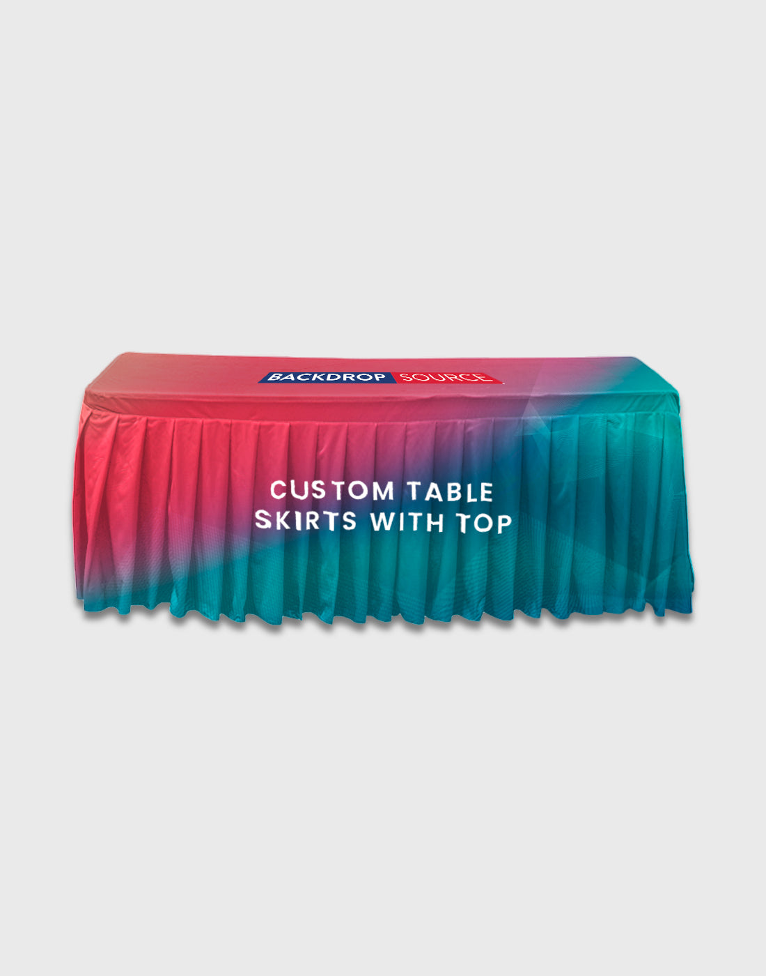 Custom Printed Full Color Table Covers – Backdropsource UK