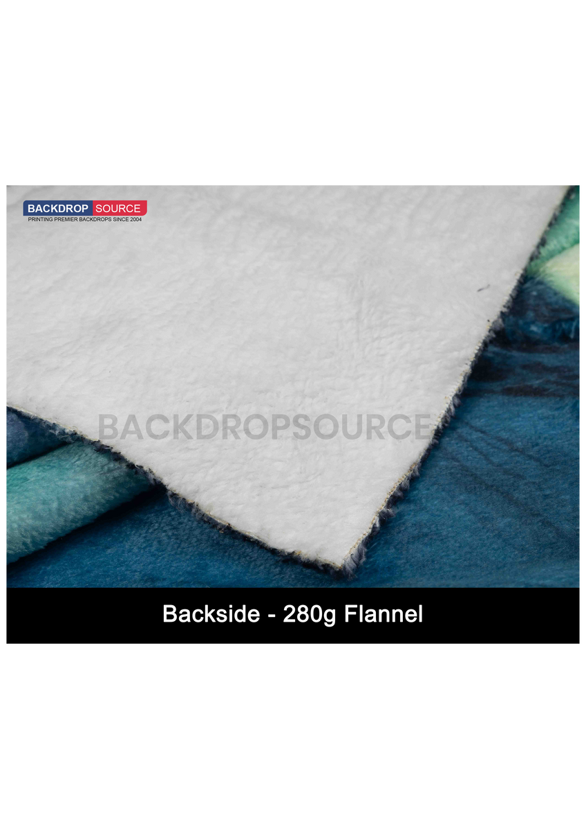 Flannel Polyester Fabric Printing -280G – Backdropsource UK