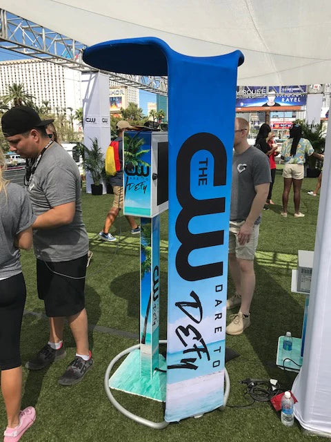 Product Showcase Promotion Media Wall Display – Backdropsource UK