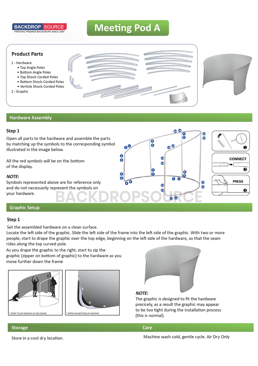 Meeting Pod Fabric Display UK | Portable & Stylish Event Space Solution ...