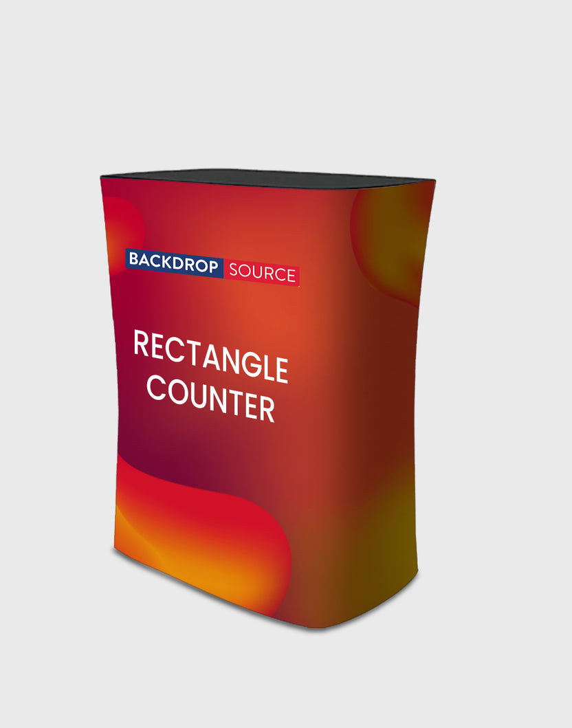 Rectangle Fabric Display Counter – Exhibition Podium Stand UK ...