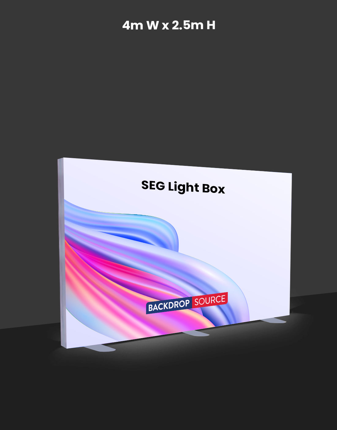 Frameless SEG Fabric LED Light Box | Backdropsource