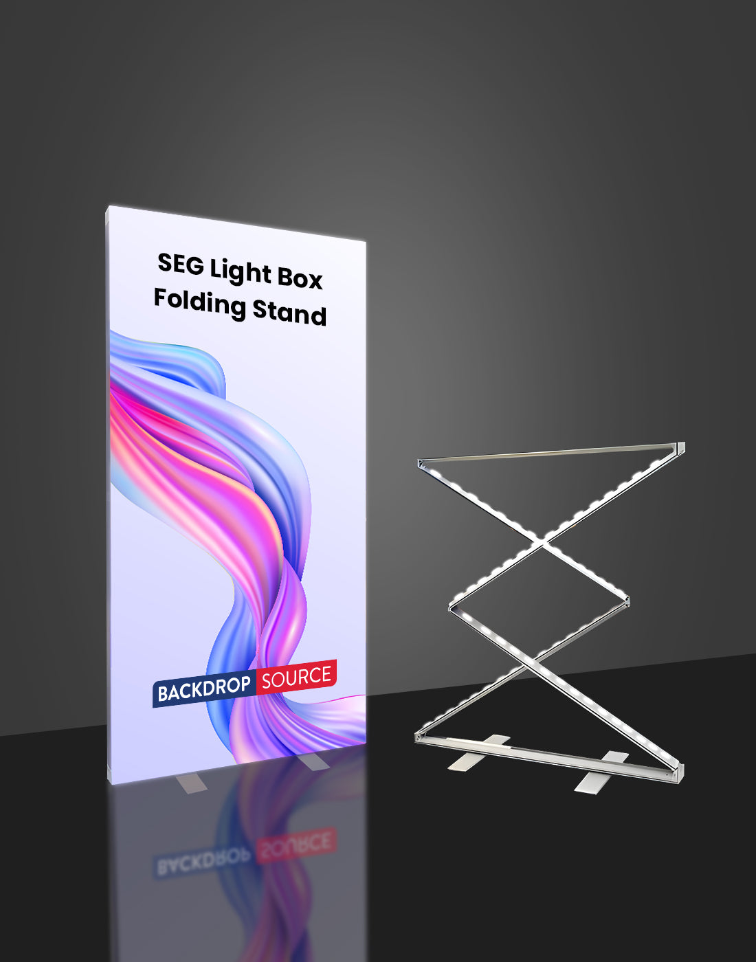 Frameless SEG Fabric LED Light Box | Backdropsource