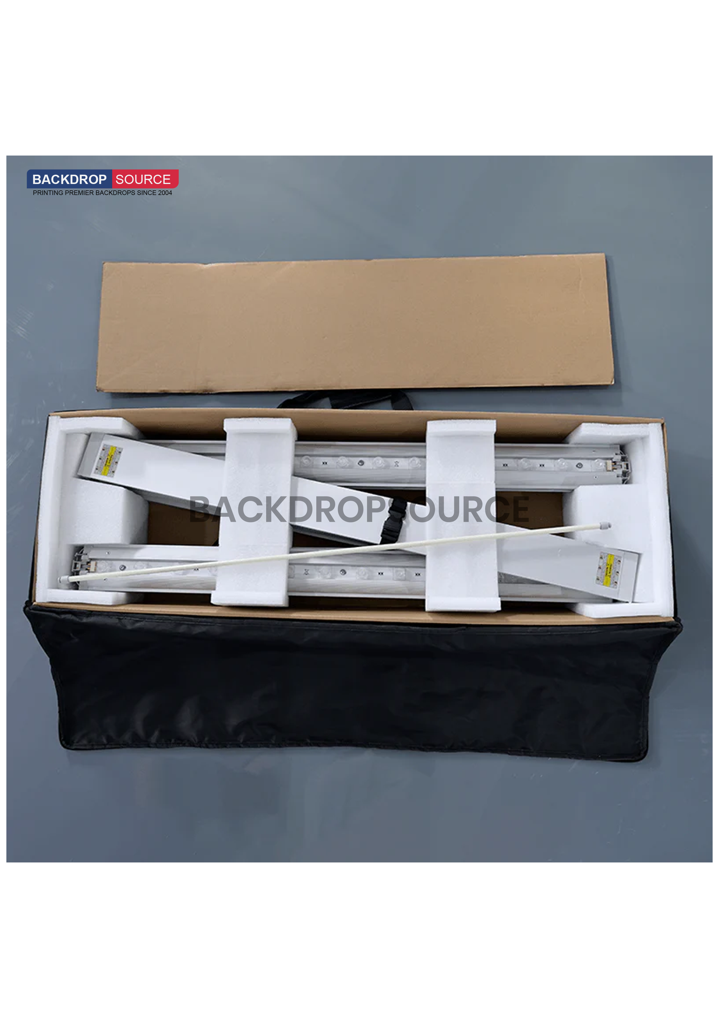 SEG Light Box Folding Stand | Custom Event Display UK – Backdropsource UK