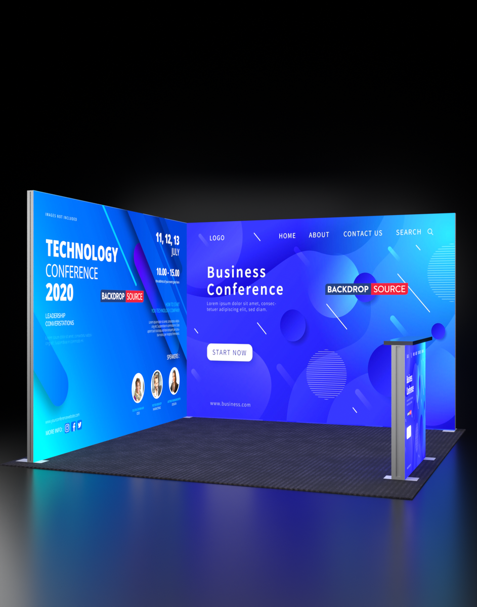 3m SEG Modular Lightbox Display for Tradeshows - Model 4 | Custom Event ...