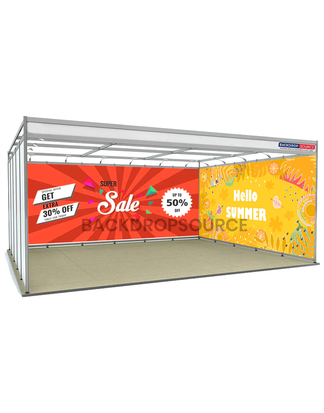 Shell Scheme Exhibition Graphics – Backdropsource UK