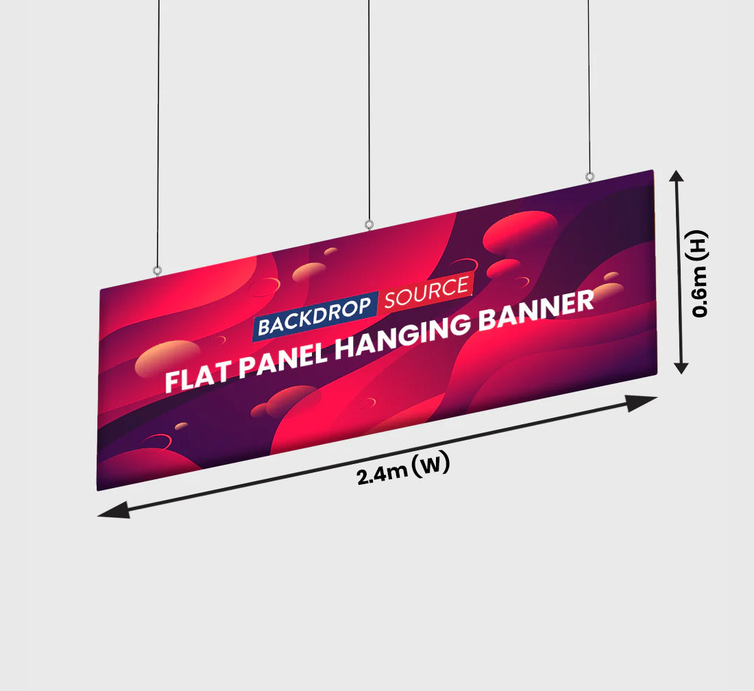 Sky Tube Flat Panel Hanging Banner – Backdropsource UK