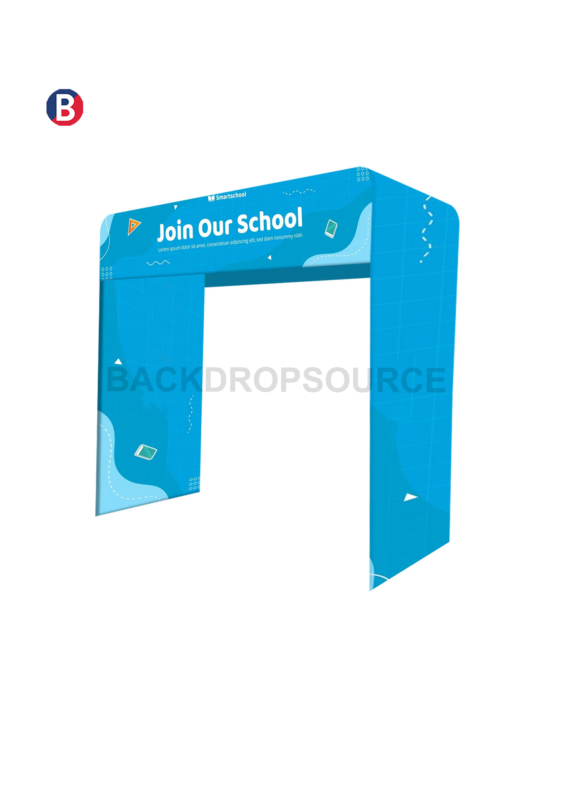 Square Fabric Arch Entrance with Top Header UK | Exhibition Display ...