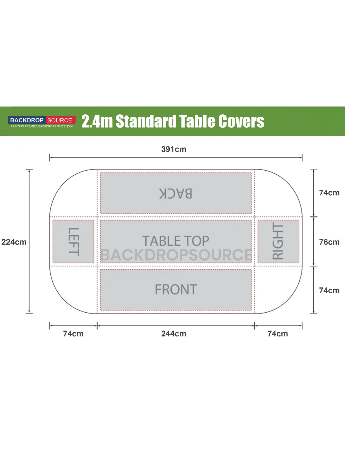 Custom Printed Full Color Table Covers – Backdropsource UK