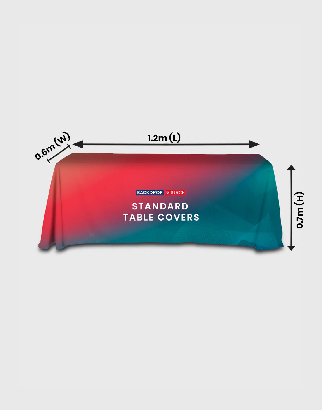 Custom Printed Full Color Table Covers – Backdropsource UK