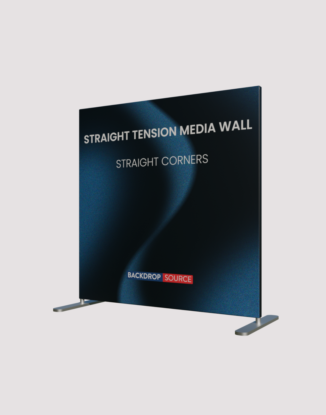 Portable Straight Media Wall – Square Corners UK | Trade Show Display ...
