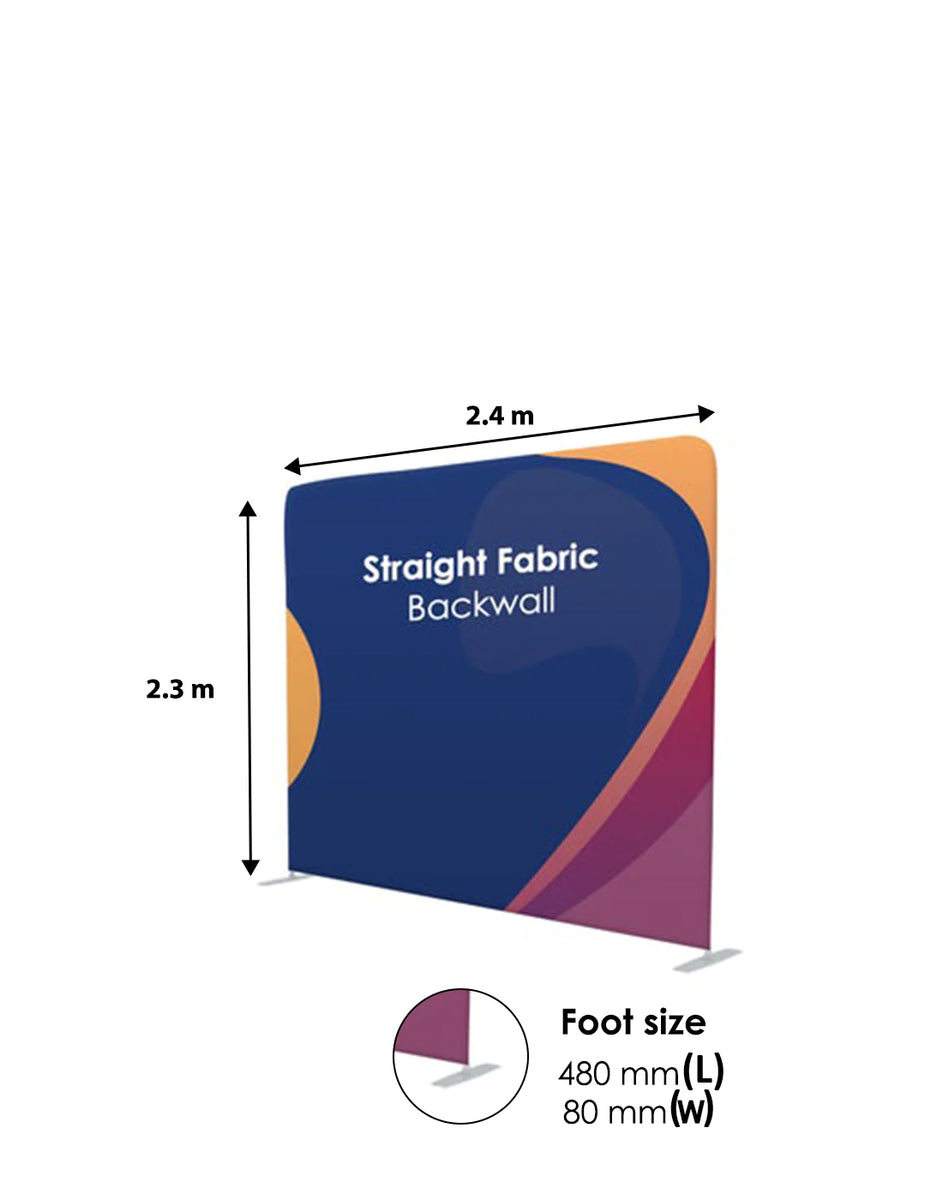 Premium Straight Tension Fabric Backdrop Display | Custom Event Display ...