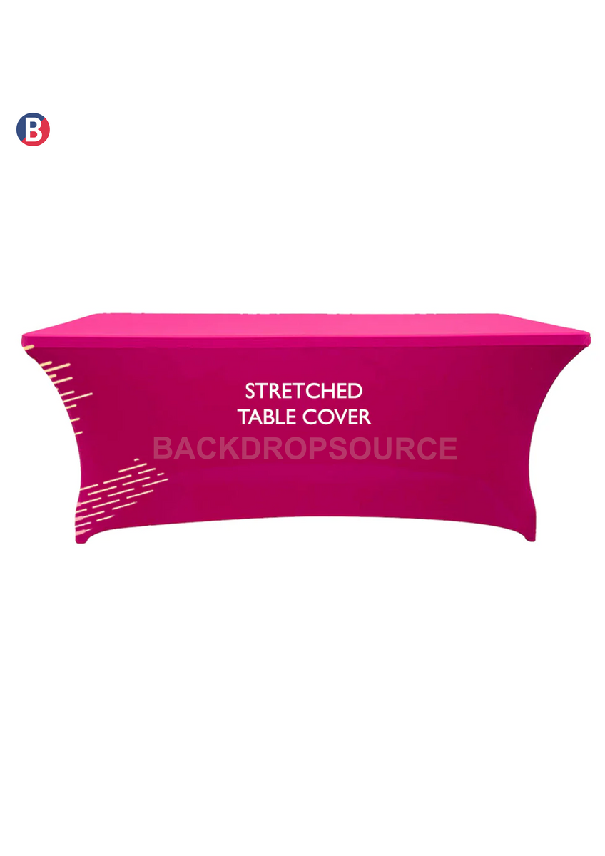 Custom Printed Stretch Table Covers – Backdropsource UK