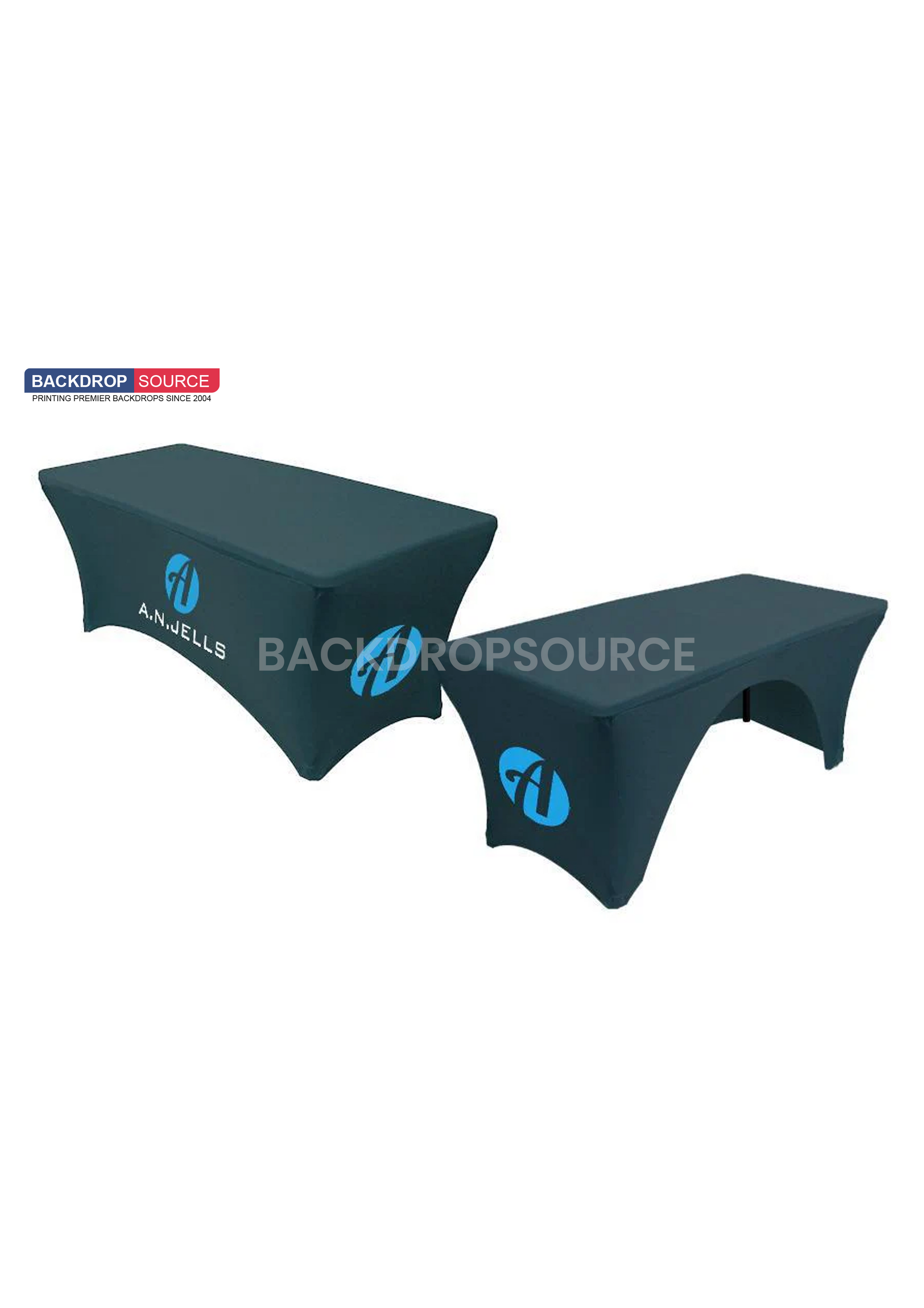 Custom Printed Stretch Table Covers – Backdropsource UK