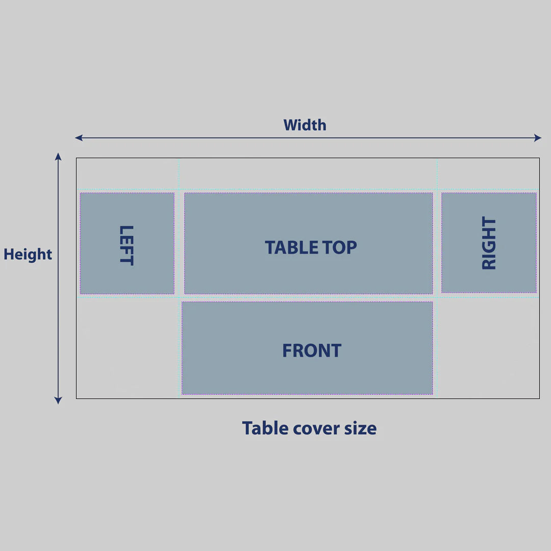 Custom Printed Full Color Table Covers – Backdropsource UK