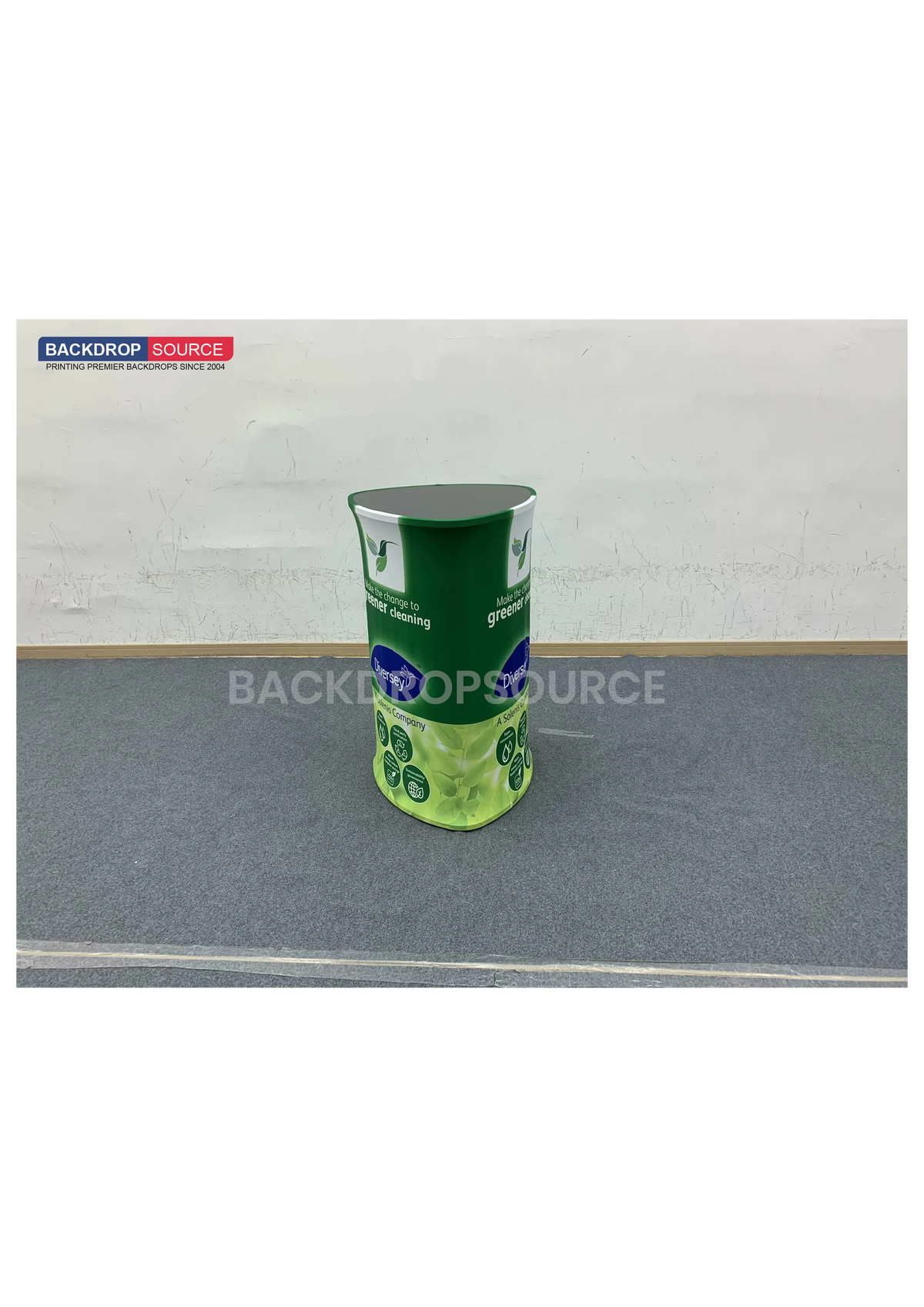 Triangle Fabric Display Counter (For Podium & Booth Exhibitions ...