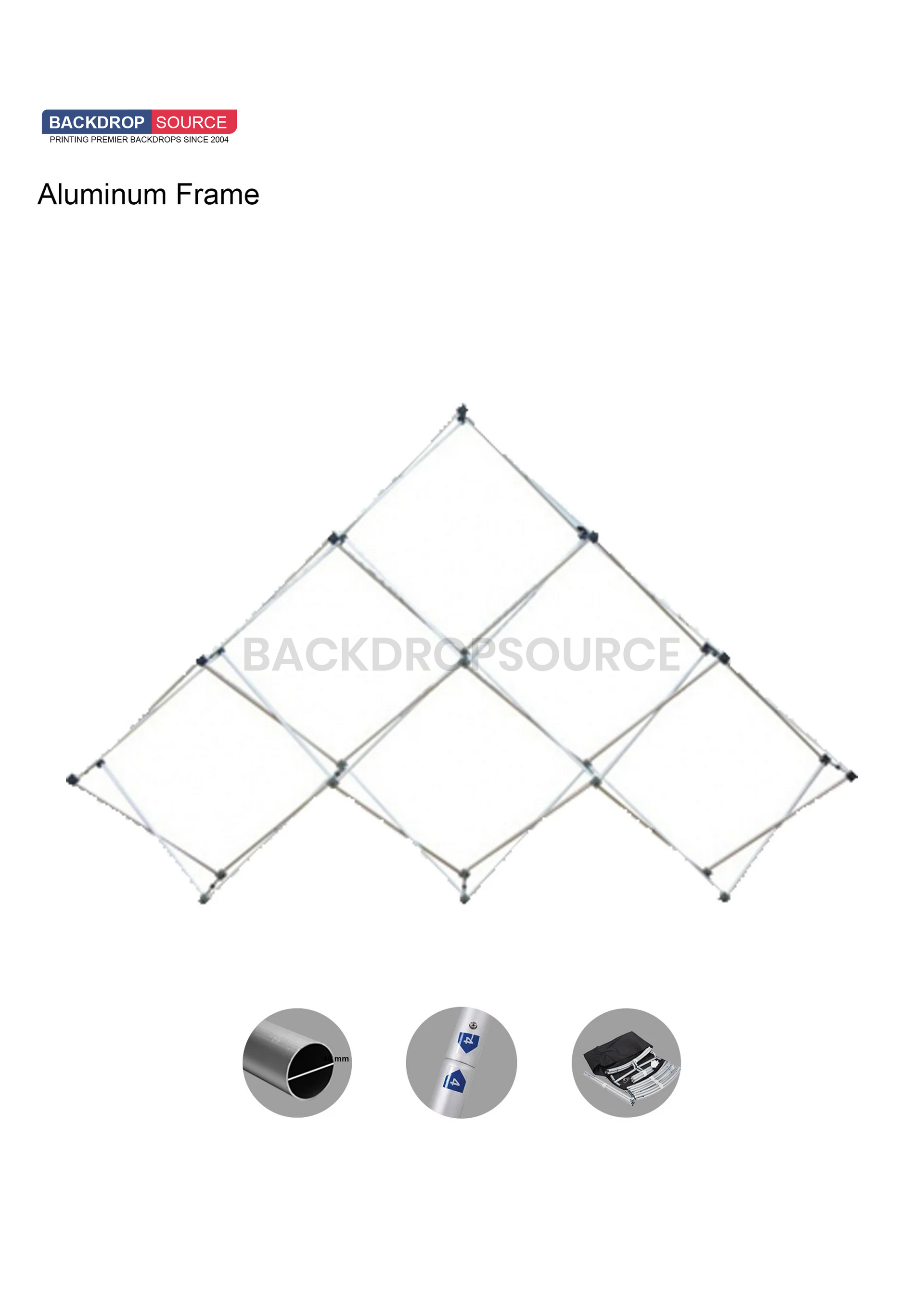 Triangular Medium Pop-Up GeoMetrix Grid Display | Trade Show UK ...