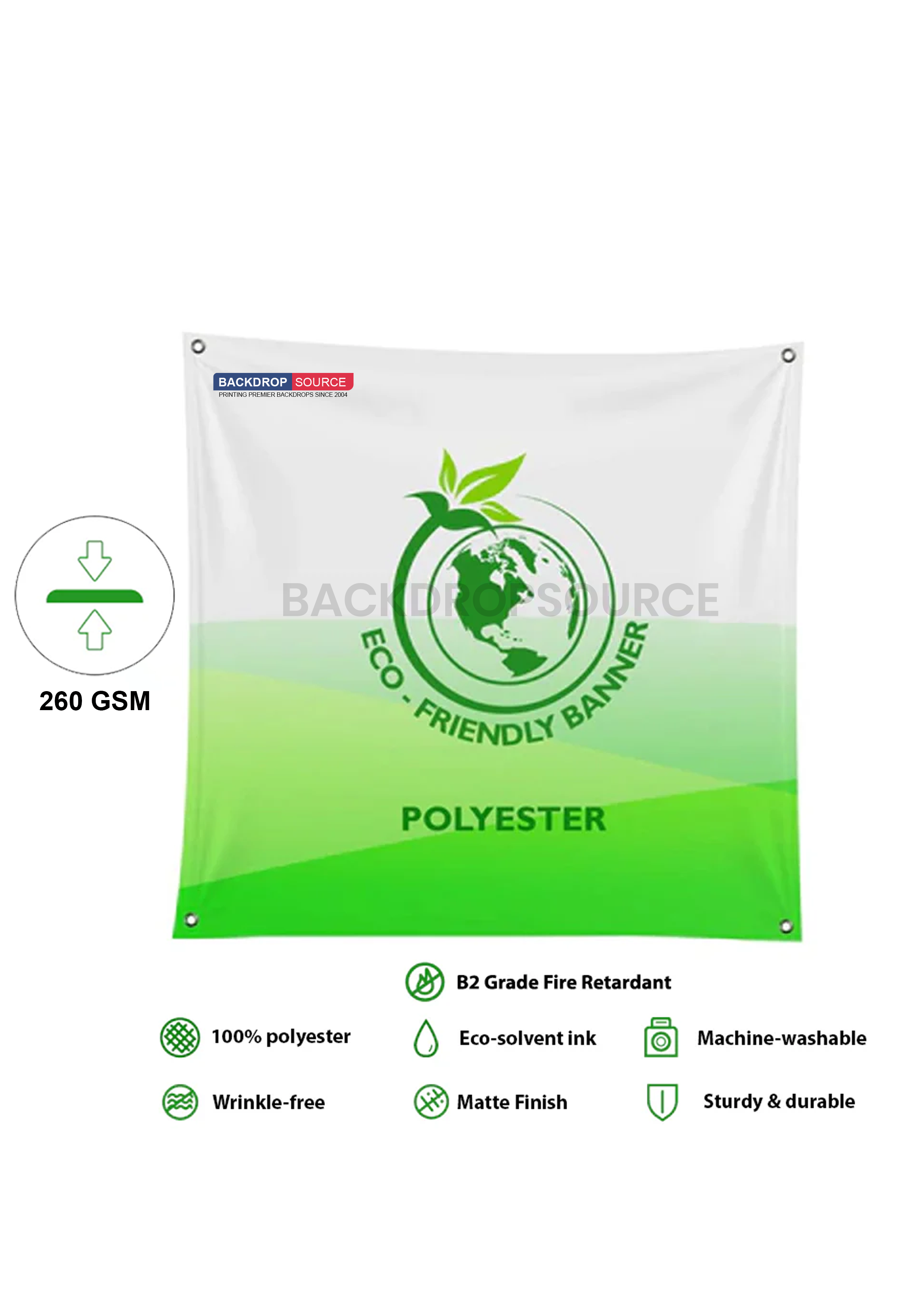 Polyester Fabric Banner Backdrop Printing | Backdropsource