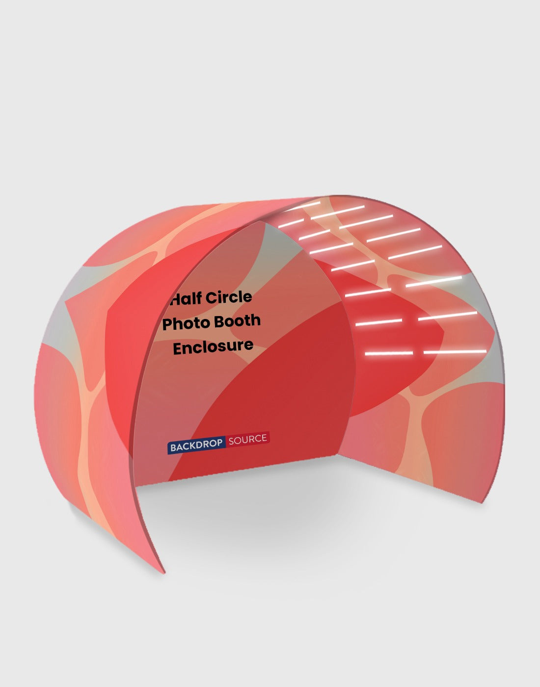 Semi-Circular Photo Booth Enclosure – Backdropsource UK