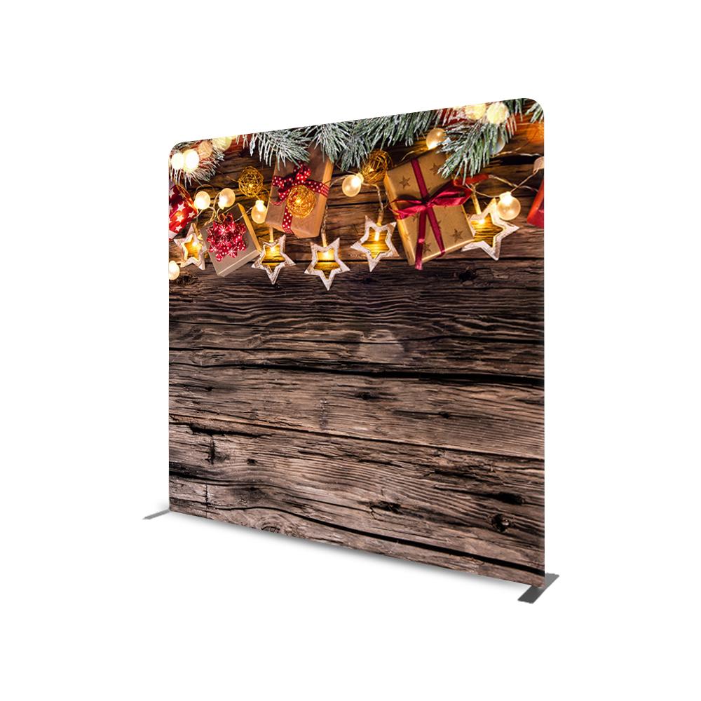 Festive Christmas Media Wall Backdrop – Backdropsource UK