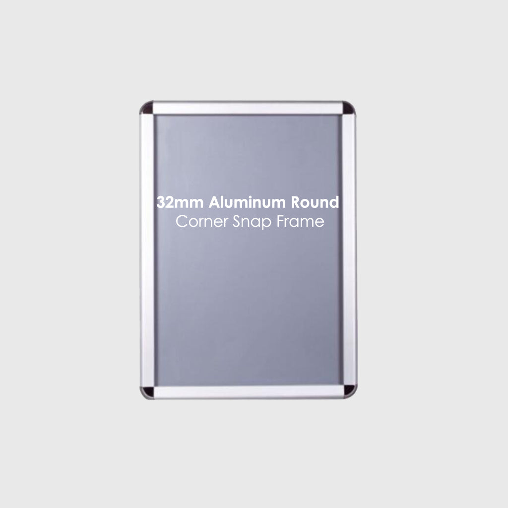 32mm Aluminum Snap Frame for Displaying Posters – Backdropsource UK