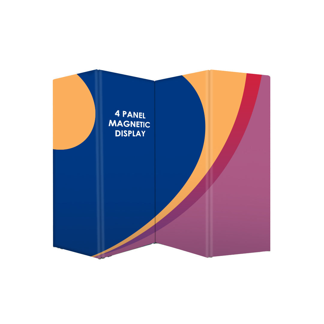 4 Panel Magnetic Partition Display | Backdropsource