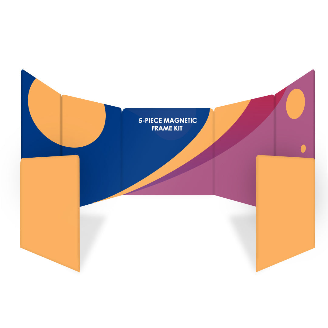 7 Panel Magnetic Partition Display | Backdropsource