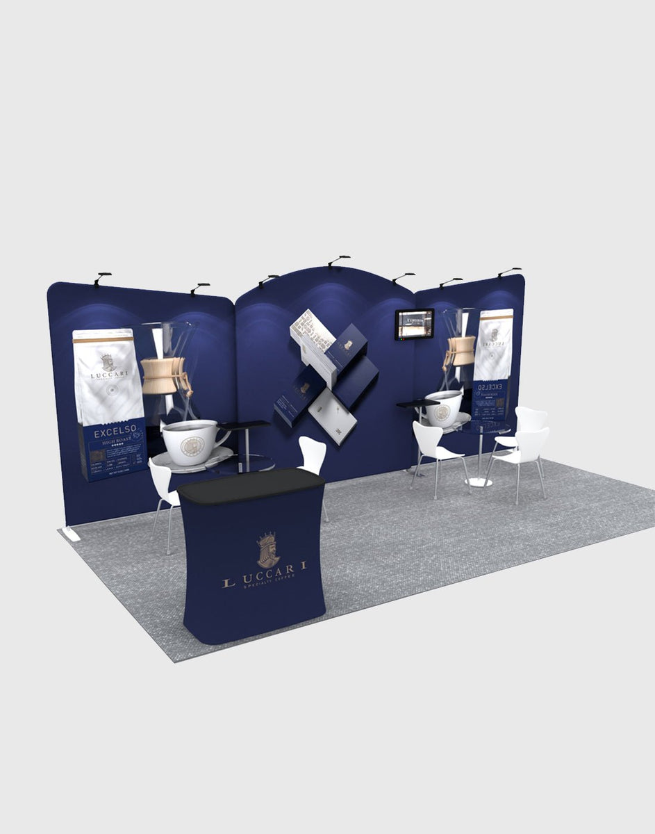 6m Round Tabletop with Inclined Exhibition | Backdropsource