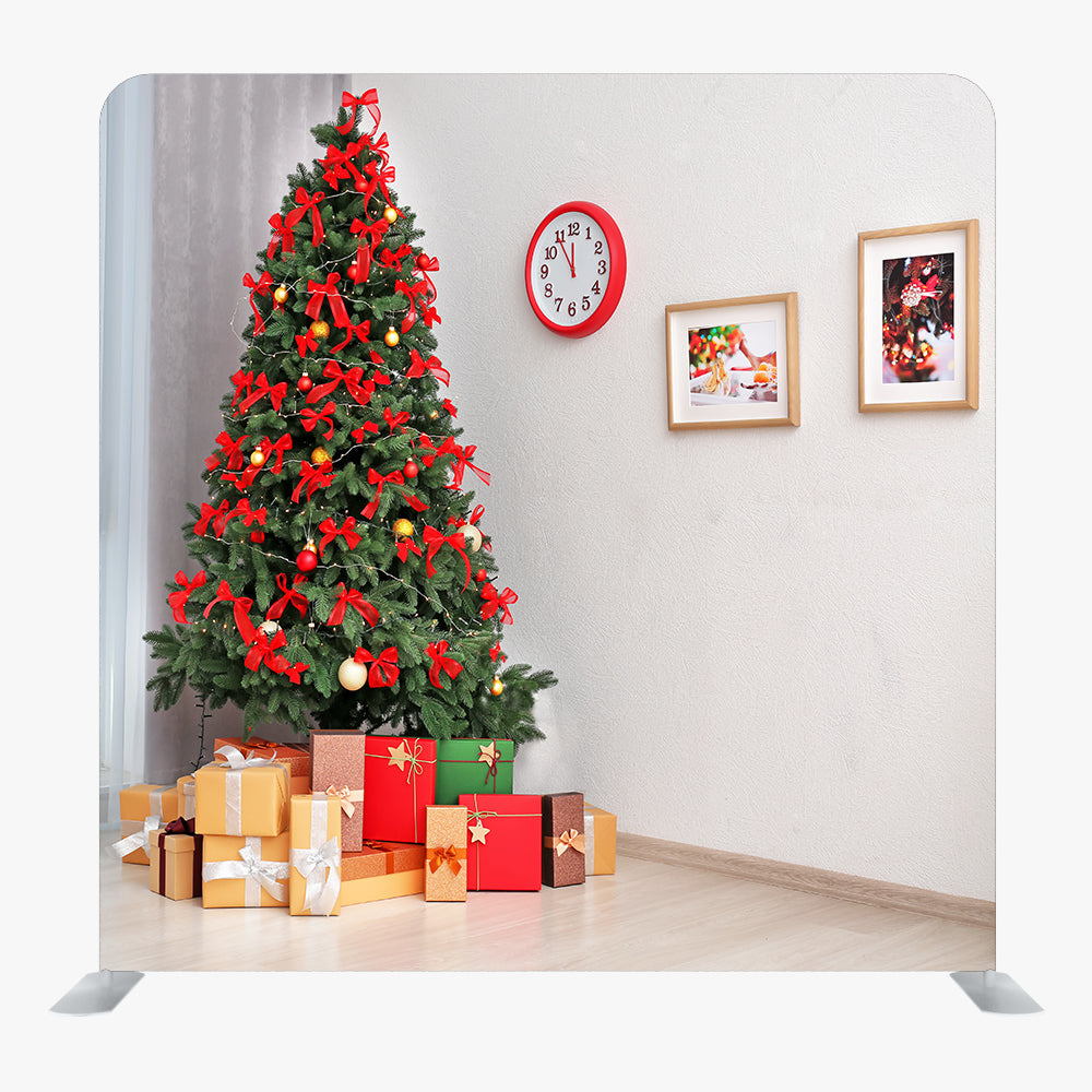 Christmas Tree Fabric Wall - Festive Event Backdrop – Backdropsource UK