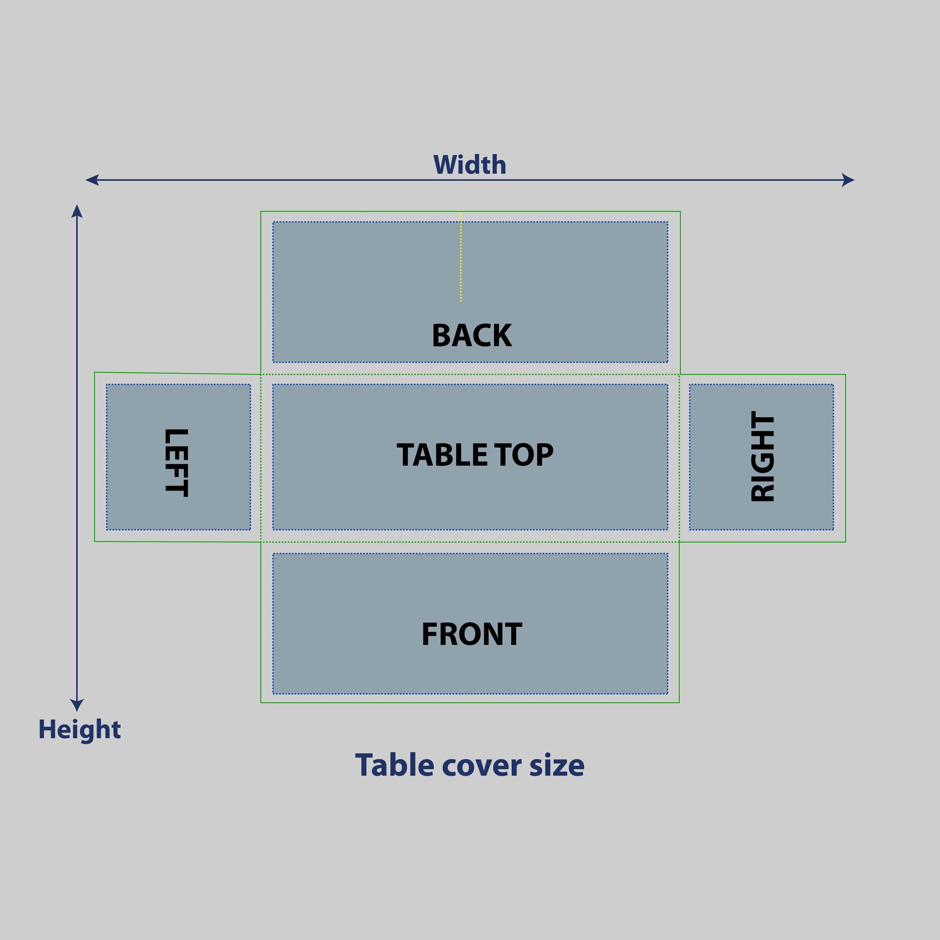 Custom Printed Fitted Table Cover | Backdropsource