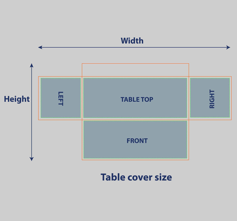 Custom Printed Fitted Table Cover | Backdropsource